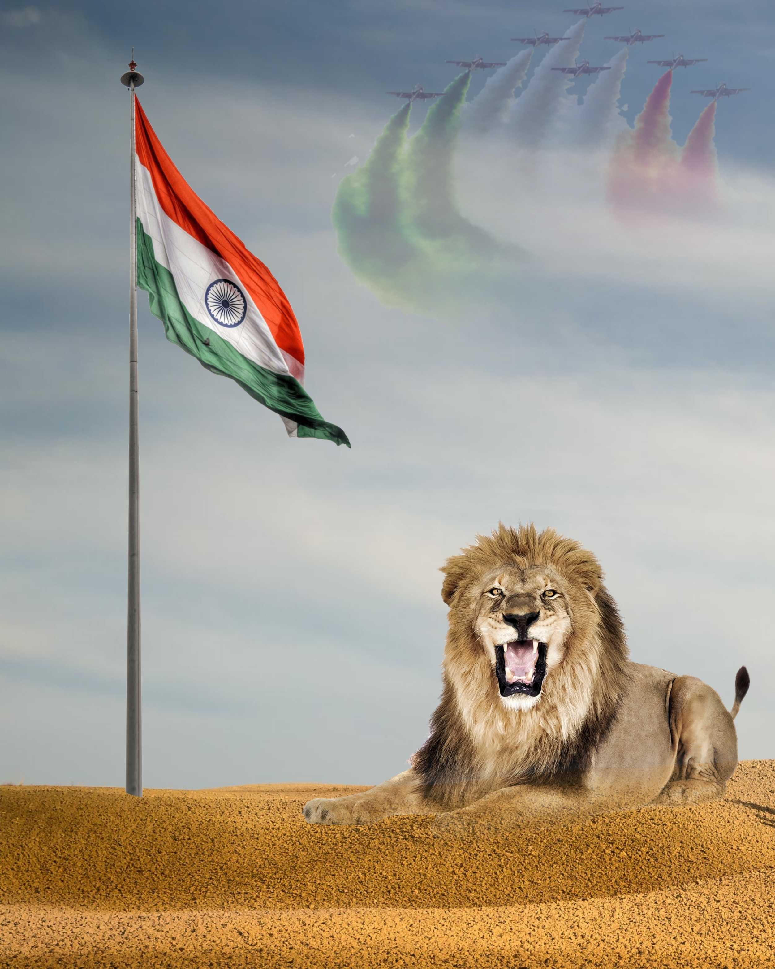 🔥 15 August Independence Day Tiger CB PicsArt Editing Background | CBEditz