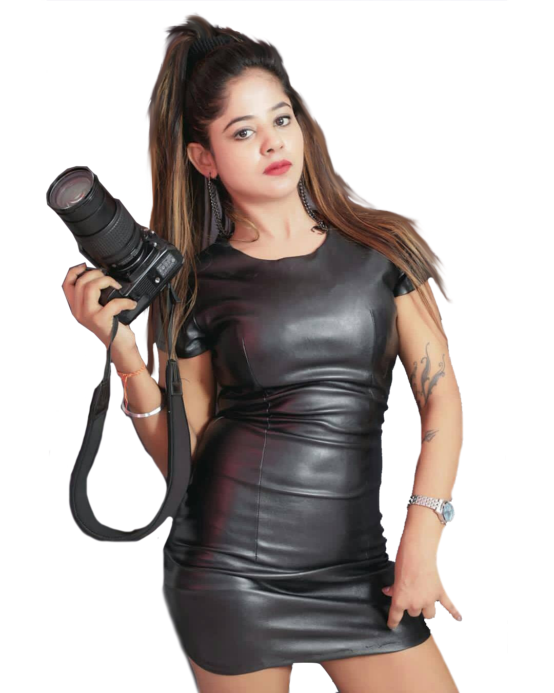 🔥 Girl With DSLR Camera PNG Images Download | CBEditz