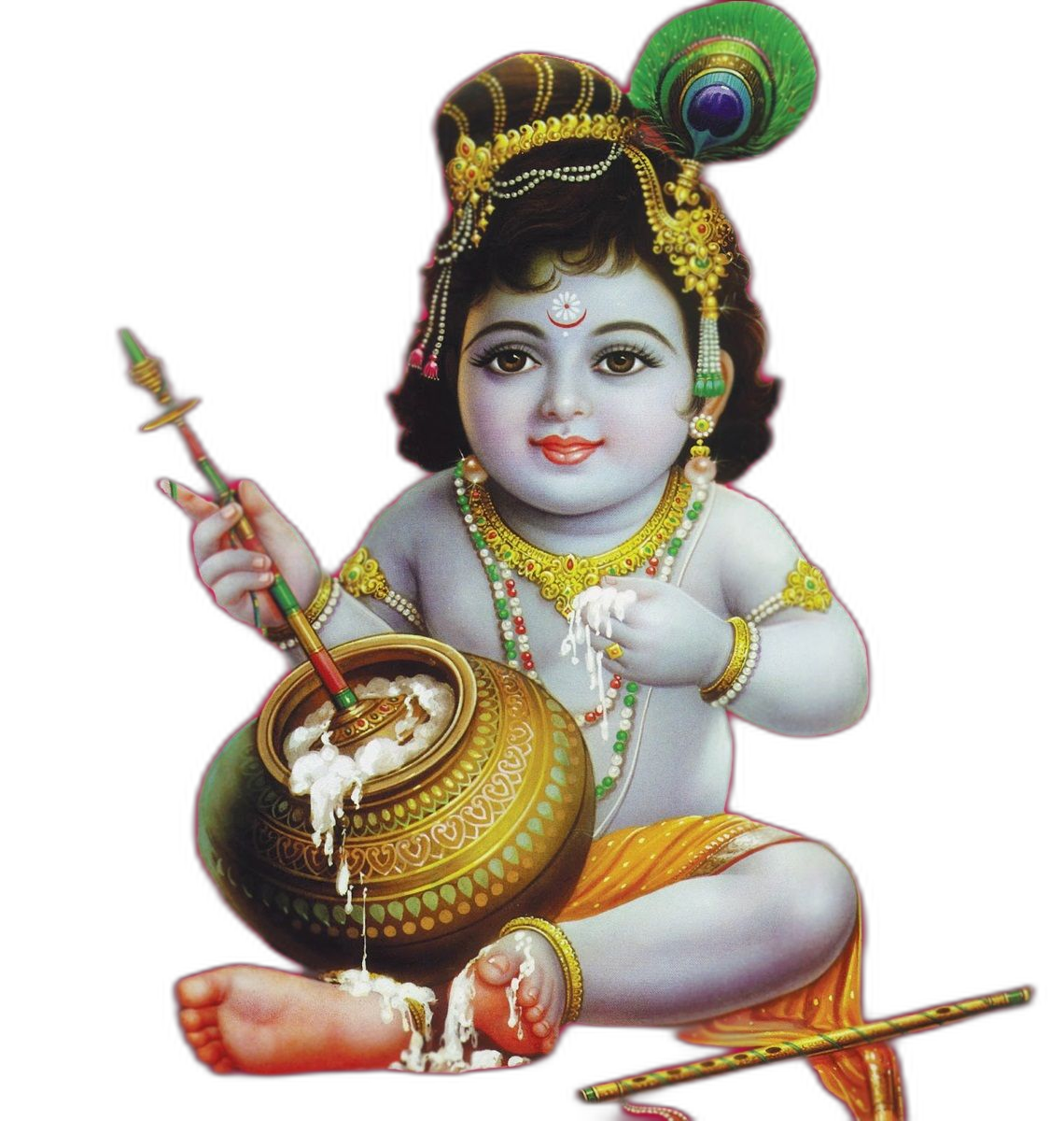 🔥 Baby Krishna Eating Butter PNG Images HD Free Download | CBEditz