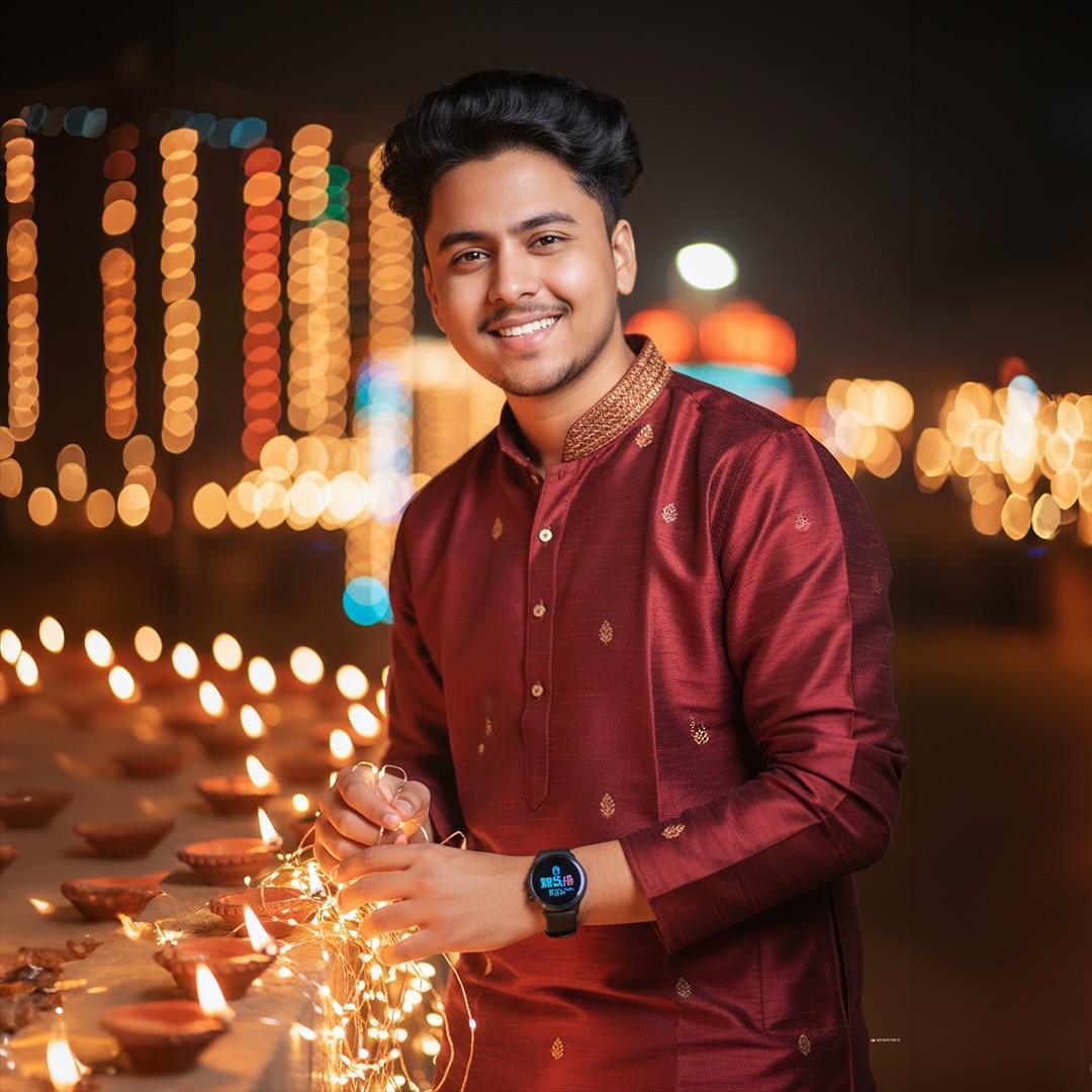 🔥 Diwali Man In Kurta Outfit Ai Photo Editing Prompt For Gemini | CBEditz