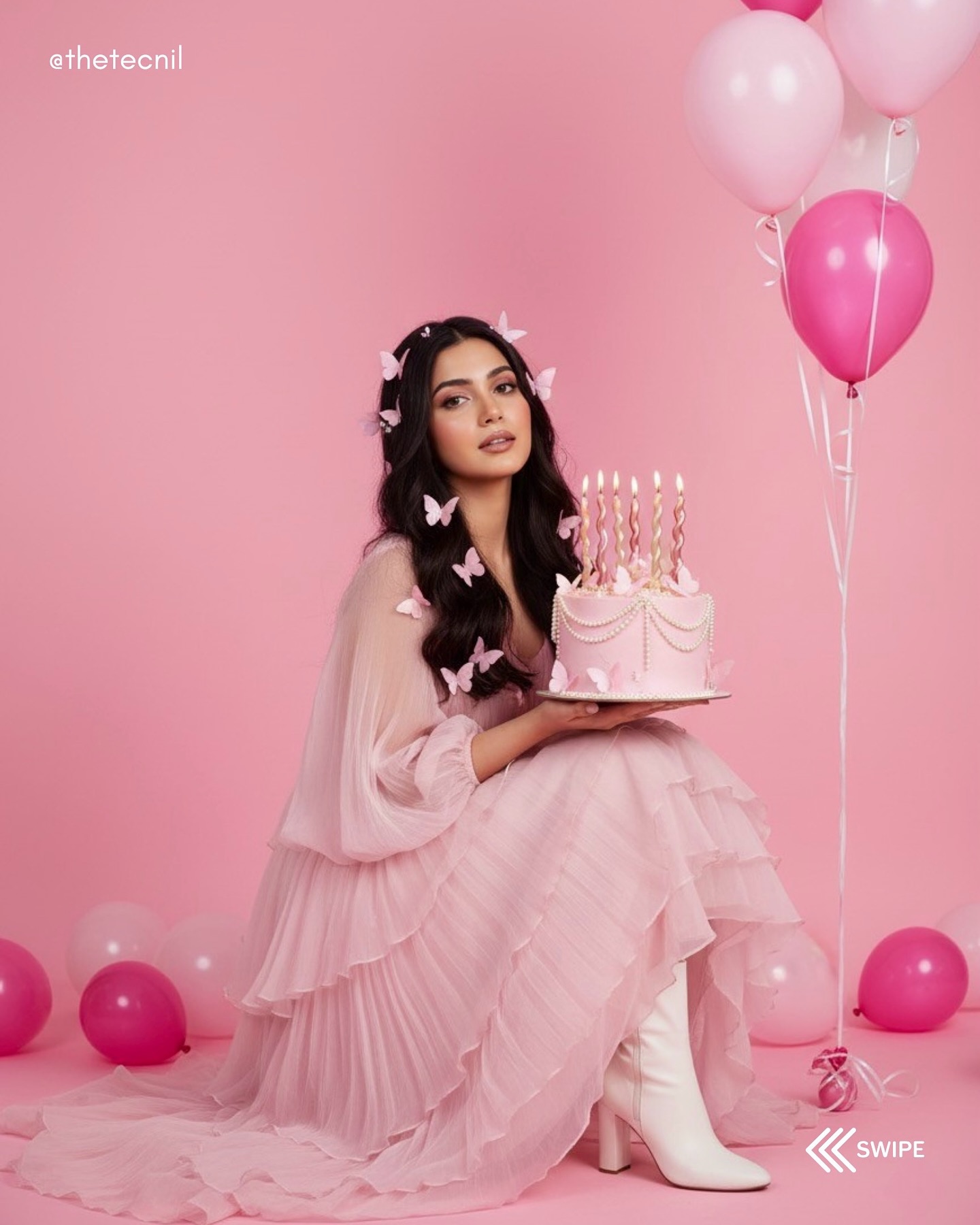 🔥 Gemini Pink Room Birthday Prompts For Girls | CBEditz