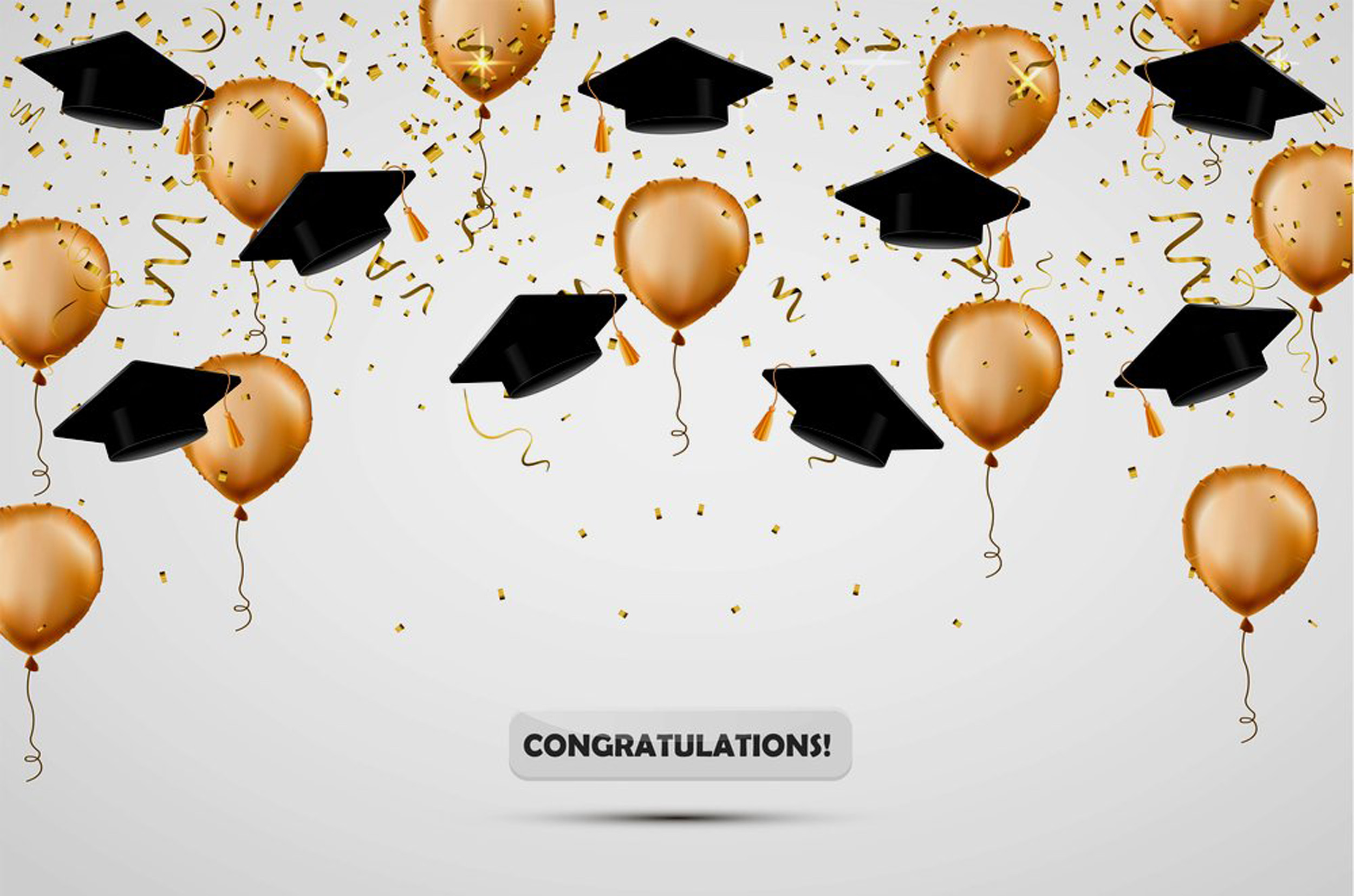 🔥 Graduation Cap And Diploma With Confetti Background HD Images | CBEditz