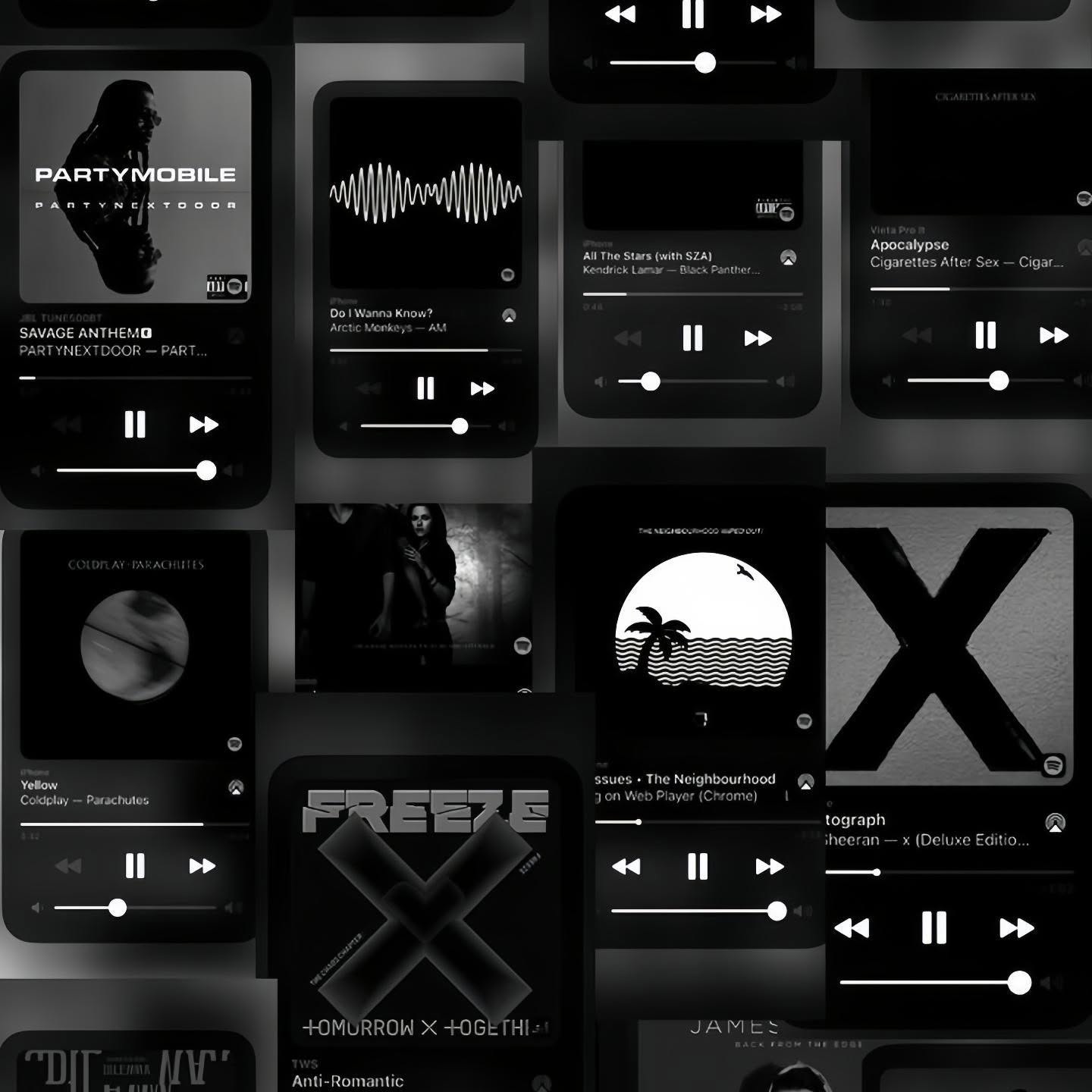 🔥 Instagram Aesthetic Music Player Songs HD Background | CBEditz