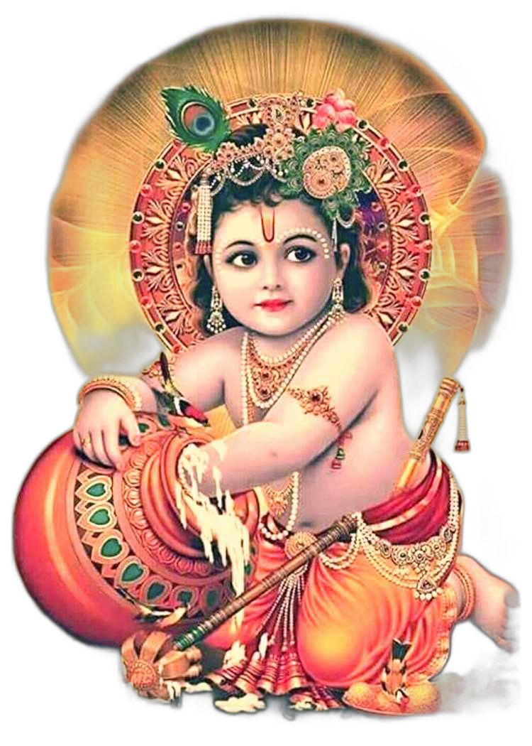 🔥 Lord Krishna Eating Butter PNG Images HD Free Download | CBEditz