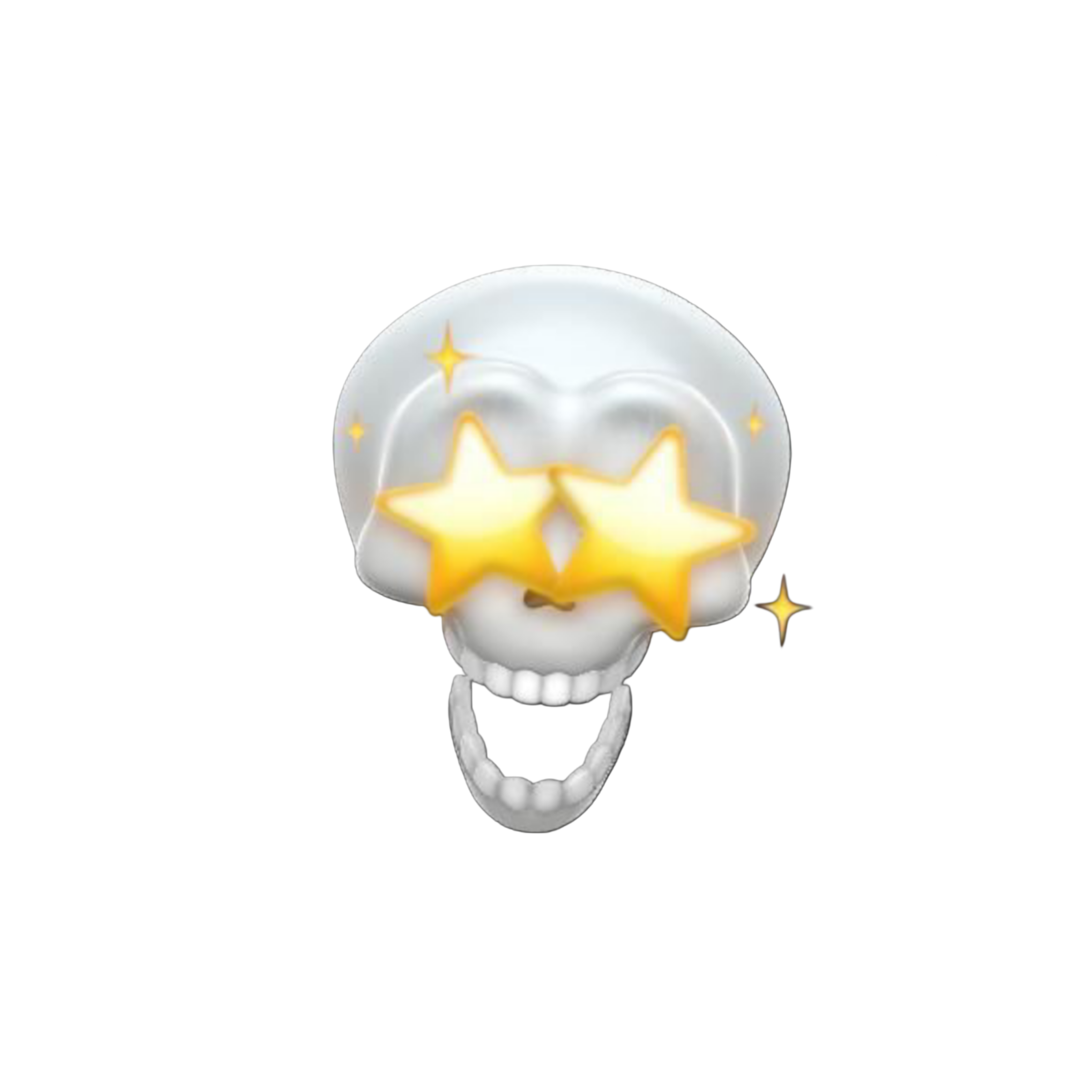 🔥 Skull Face With Star On Both Eye PNG | CBEditz