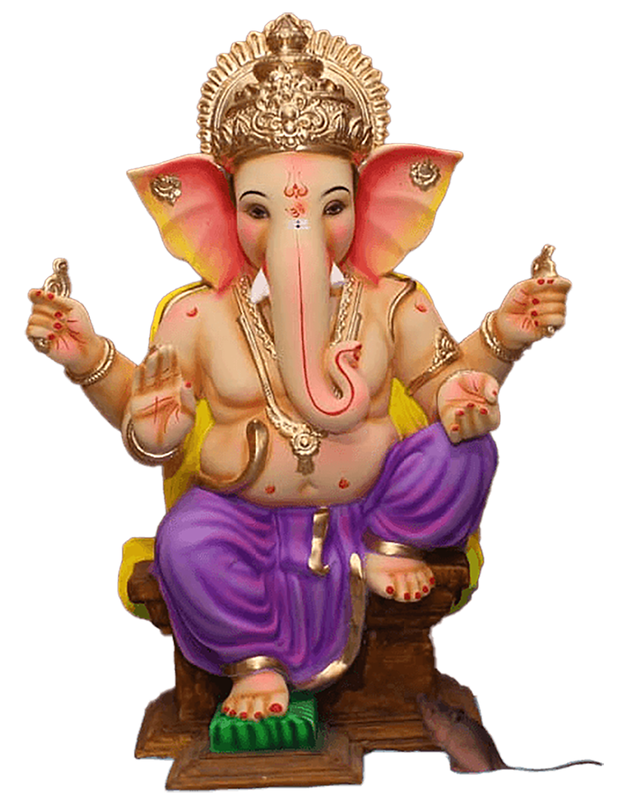 🔥 Small Bappa Ganpati PNG Transparent Background Download | CBEditz
