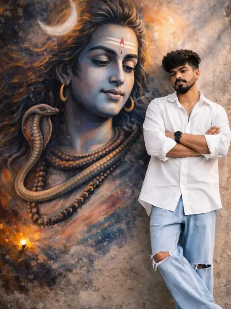 🔥 Chatgpt Mahadev Wall Paint Ai Photo Editing Prompt | CBEditz