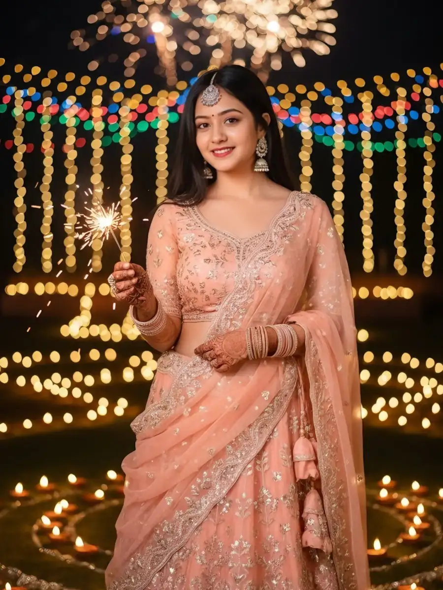 🔥 Diwali Girls Copy Paste Gemini Prompts For Photo Editing | CBEditz