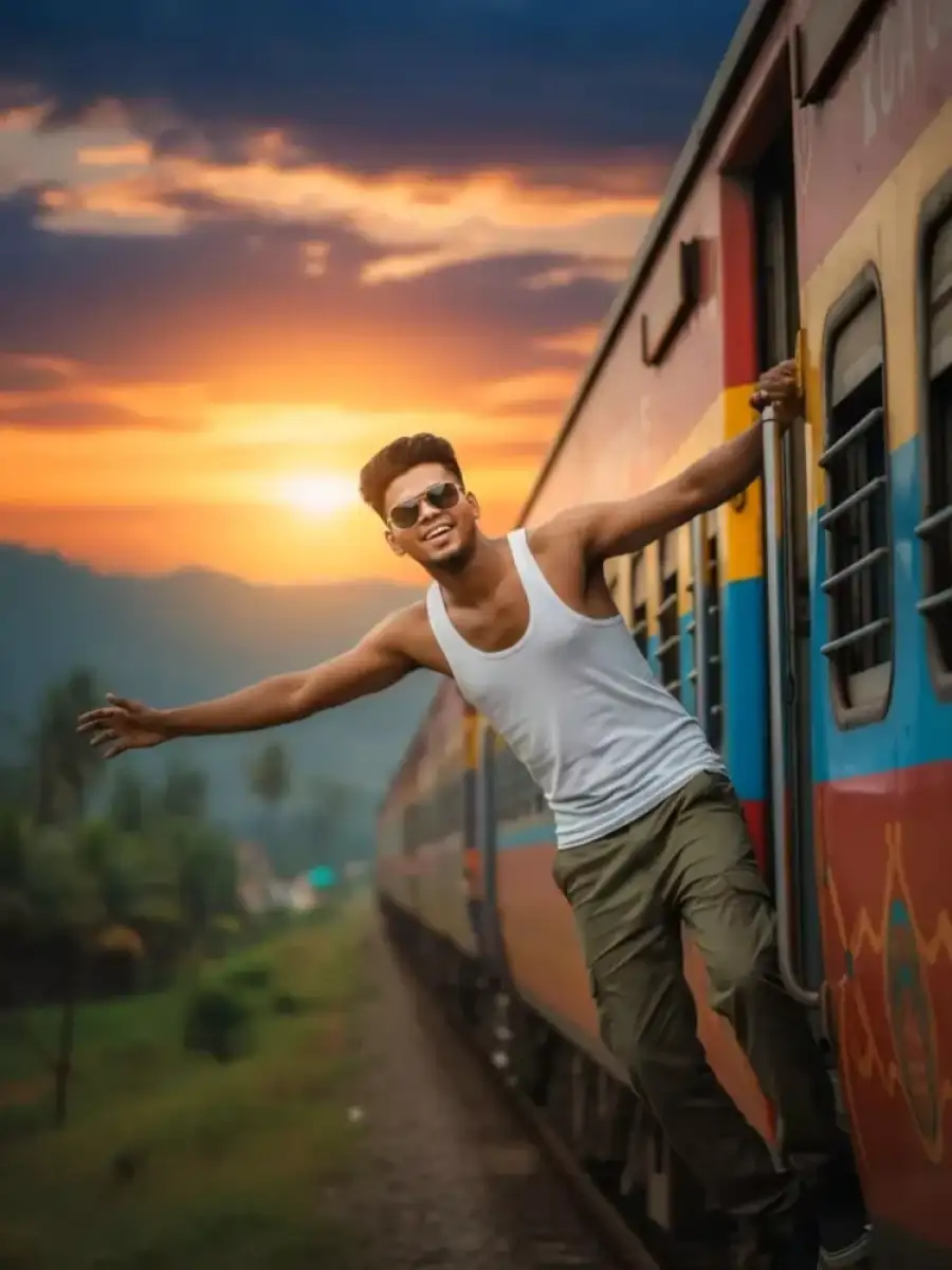 🔥 Gemini Boys Train Look Ai Photo Editing Prompts | CBEditz