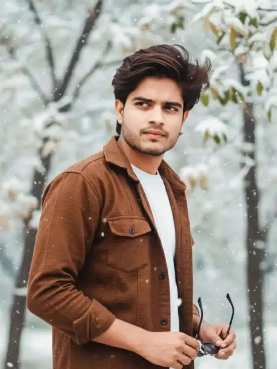 🔥 Gemini Winter Man In Forest Model Photo Editing Prompt | CBEditz