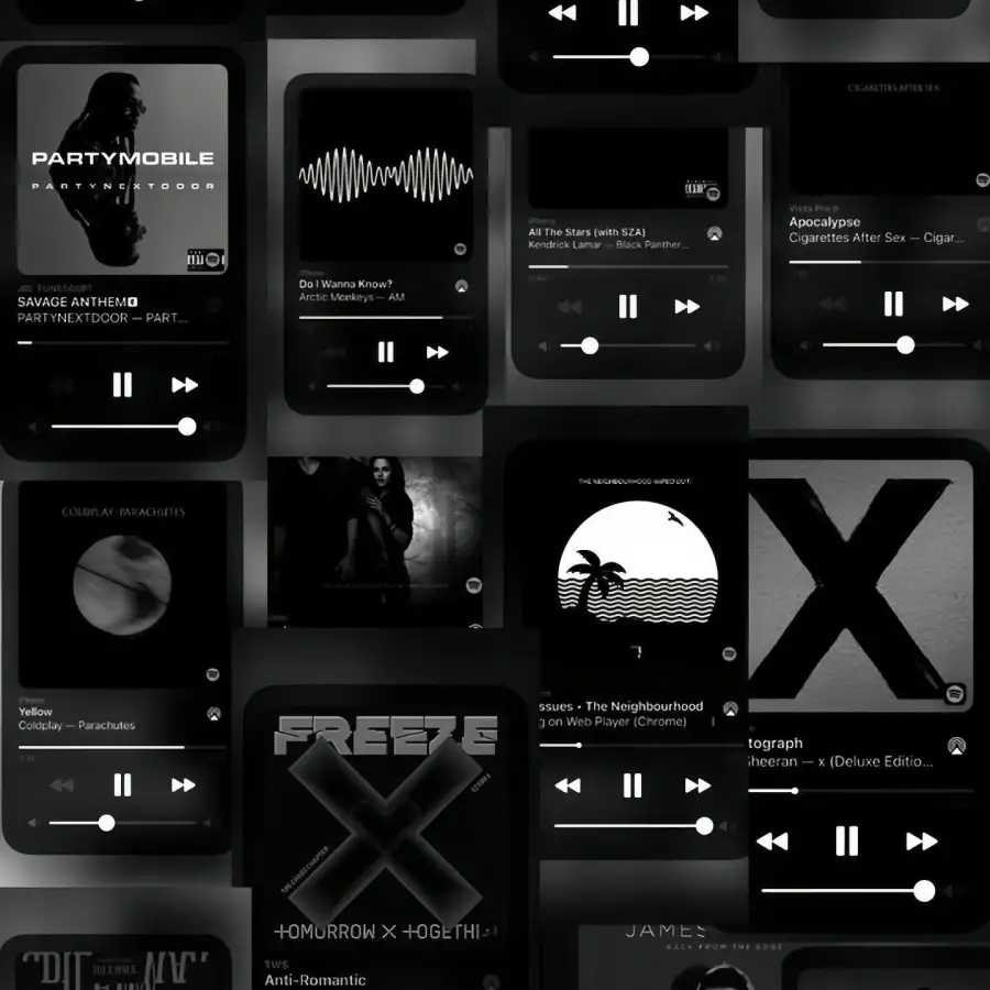 🔥 Instagram Aesthetic Music Player Songs HD Background | CBEditz