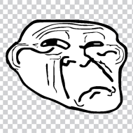 🔥 Red Devil Open Mouth Troll Face PNG | CBEditz